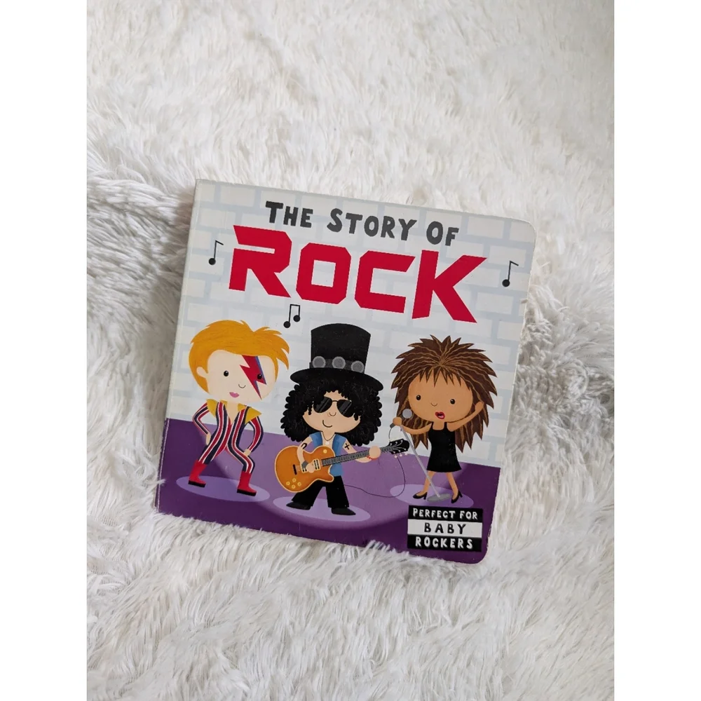 Chronicle Books | Other | The Story Of Rock Baby Board Book | Poshmark